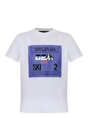 Dsquared2 Graphic Print T-shirt - White