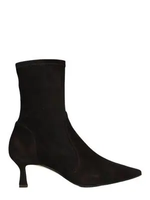 THE SELLER Pointed-Toe Suede Boots