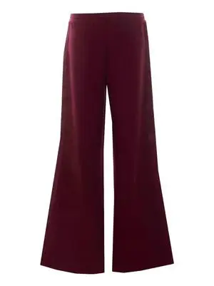 TWINSET TWINSET Logo-Tape Wide-Leg Trousers