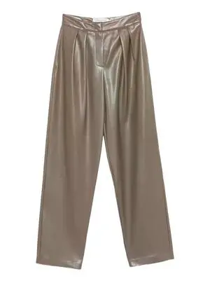 SIMONA CORSELLINI Pleated Trousers - Brown
