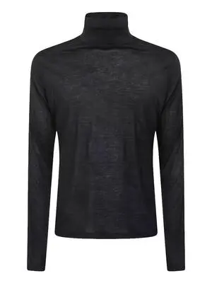 WOC Dax Roll-neck Sweater - Black
