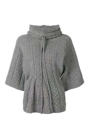 STELLA MCCARTNEY Stella McCartney Grey Aran Knit Top