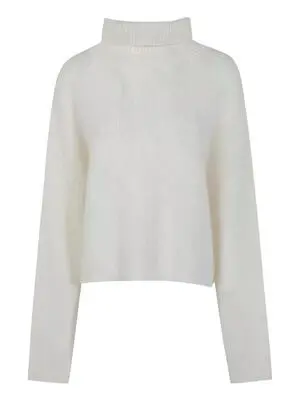 LISA YANG Zerlina Roll-neck Sweater - White