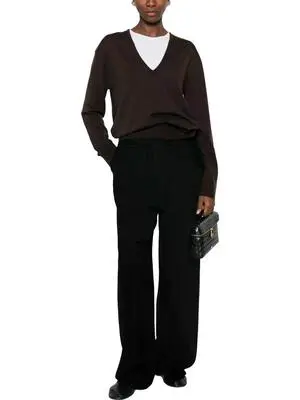 TOTÊME TOTEME V-Neck Knitted Sweater