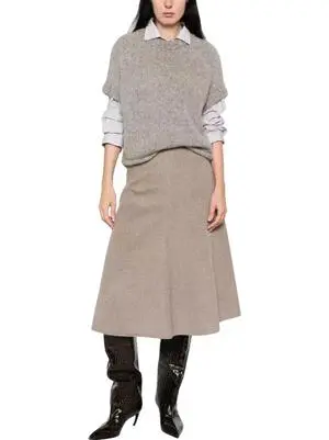 SUSANNE BOMMER Crew Neck Vest - Neutrals