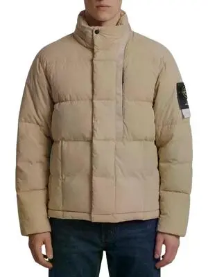 STONE ISLAND Stone Island Quilted Logo Patch Jacket
