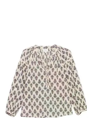 MAISON123 Danica Paisley-print Blouse - Neutrals