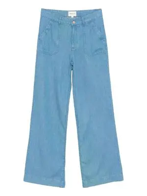 Maison123 Wide-leg Jeans - Blue