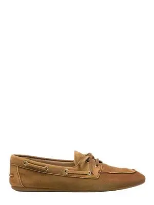MIU MIU Miu Miu Suede Boat Shoes