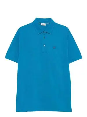 Etro Logo-embroidered Polo Shirt - Blue