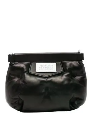 MAISON MARGIELA Quilted Leather Crossbody Bag - Black