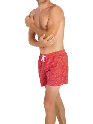 BANANA MOON BANANA MOON Floral Print Swim Shorts Red