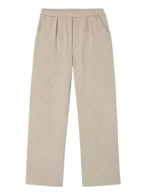 American Vintage Dantown Mélange-effect Track Pants - Neutrals