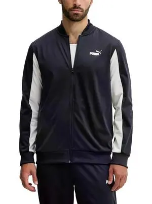PUMA Paneled Tracksuit With Logo Print - Blue