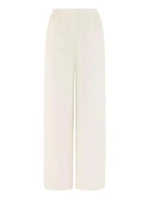 12 STOREEZ Kasumi Wide-leg Trousers - Neutrals