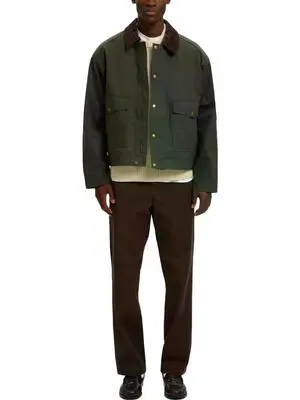 SELECTED Montana Waxed Cotton Jacket - Green