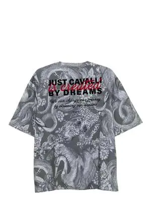 Just Cavalli Animal-print T-shirt - Grey
