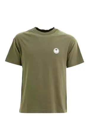 Palm Angels Logo-patch T-shirt - Green