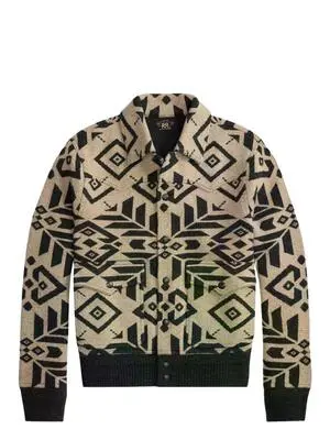 RALPH LAUREN RRL Geometric-Print Wool Jacket