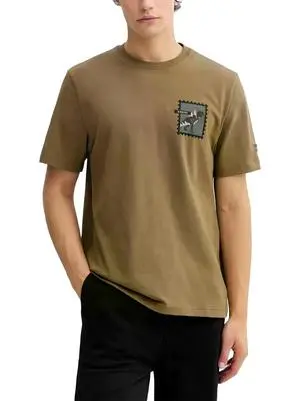 Iceberg Stamp-patch T-shirt - Green