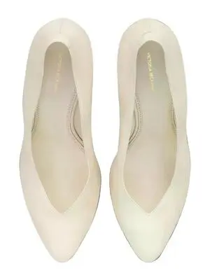 Victoria Beckham Maverick Leather Pumps - Neutrals