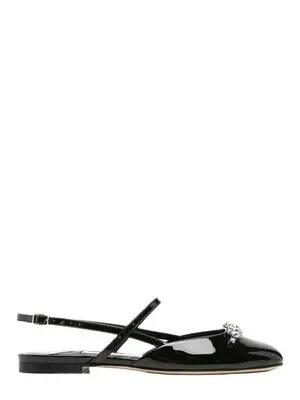 JIMMY CHOO Belinda Crystal-embellished Slingback Pumps - Black