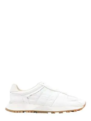 MAISON MARGIELA Round Toe Lace Up Low Top Sneakers - White