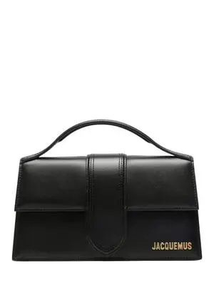 Jacquemus Jacquemus Bambino Leather Tote Bag Black