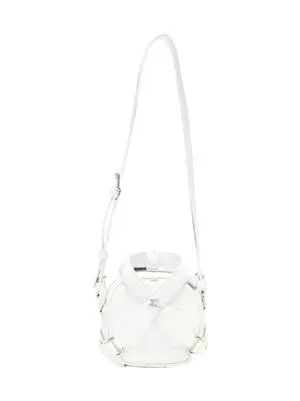 COURREGES COURREGES Logo Plaque Tote Bag