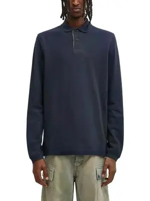 Barbour Essential Long-sleeve Polo Shirt - Blue