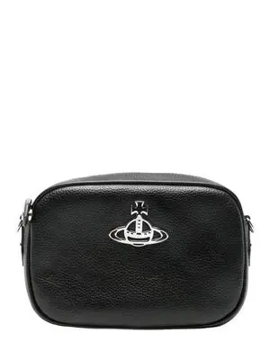VIVIENNE WESTWOOD Anna Orb Plaque Cross Body Bag - Black