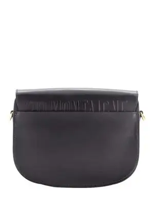 Dior DIOR Bobby Flap Leather Medium Crossbody Bag Black