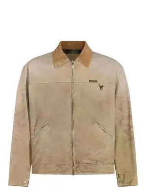GOLDEN GOOSE Reversible Cotton Jacket - Neutrals