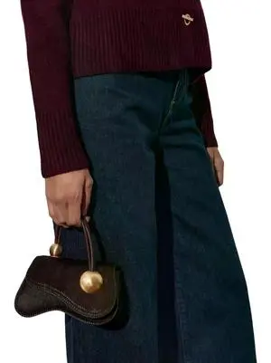 Cult Gaia Kazia Nano Crossbody Bag - Brown