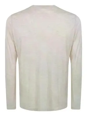 WOC Pau Round-neck Long-sleeved T-shirt - Neutrals