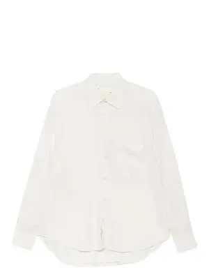 ADNYM Taq Chest-pocket Shirt - White