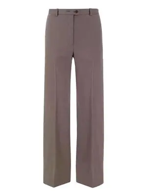 JIL SANDER Pressed-crease Straight-leg Trousers - Grey