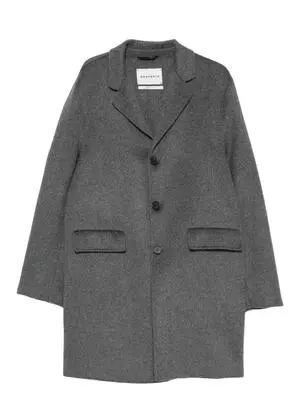 AMARANTO Single-breasted Coat - Grey