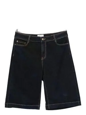 MAISON123 Rayan Denim Bermuda Shorts - Blue
