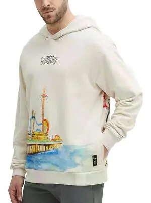 PUMA Graphic-print Hoodie - Neutrals