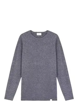 NOWADAYS Honeycomb Knit Crew Neck Sweater With Raglan Sleeves