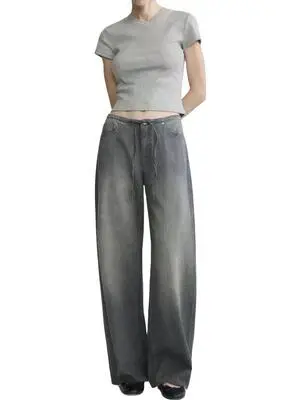 DL1961 DL1961 Sienna Wide-Leg Jeans Grey