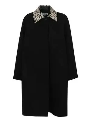 RÓHE Oversized Wool Coat - Black
