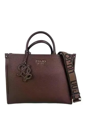 Liu Jo Logo Plaque Tote Bag - Brown