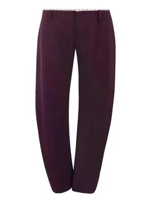 SSHEENA Tailored Pressed Crease Trousers - Purple