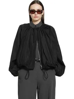 TOTEME TOTEME Gathered Parachute Jacket Black