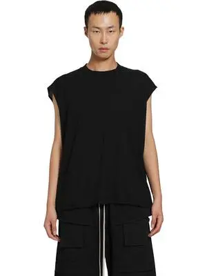 Rick Owens Tower Cropped Tarp T Black