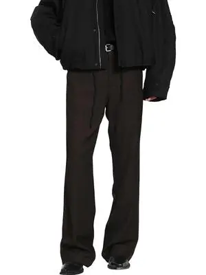 Acne Studios Tailored Herringbone Trousers - Brown