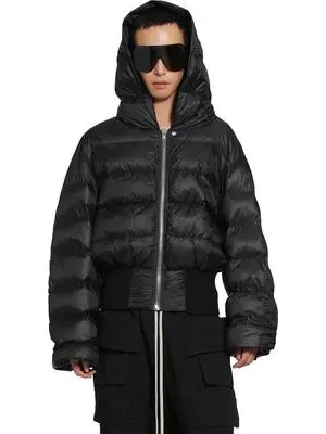 RICK OWENS Rick Owens Nylon Padded Hooded Jacket