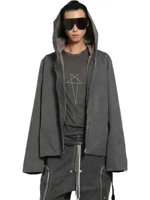 Rick Owens Gimp Zip Front Jacket - Black